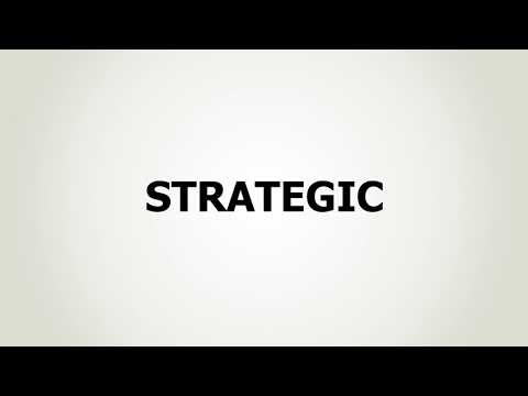 How to Pronounce Strategic