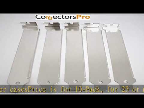 Pc Accessories - Connectors Pro 10-PK PC Computer Back Slot Cover 12cm Height & 2cm Width, PCI L Bl