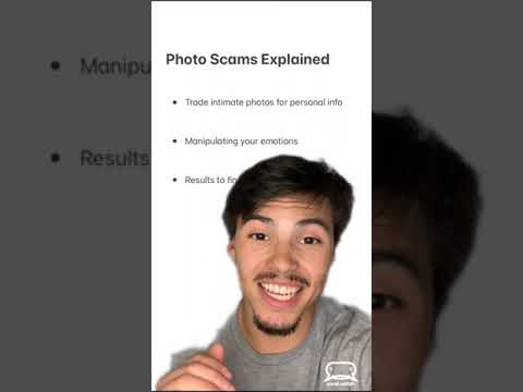 Photo scams explained! 👀 Have you heard of this before?