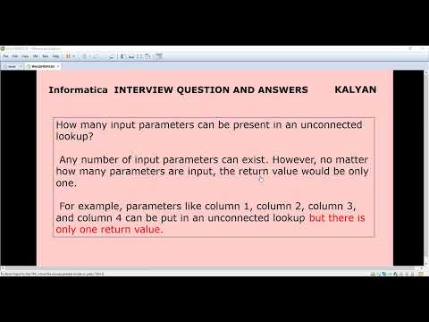 INFORMATICA POWER CENTER, INTERVIEW Q & A