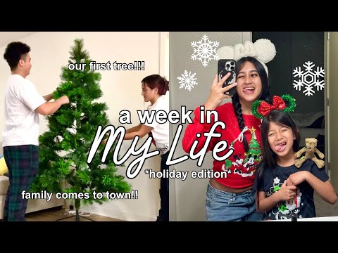 week in my life as an influencer ✨ christmas prep, disneyland, family visits
