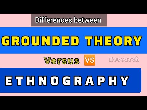 Difference between Grounded Theory vs Ethnography : DIFFERENCES