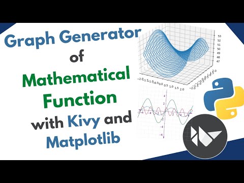 Graph Generator Application with Python's kivy and Matplotlib | kivy | kivyMD | Matplotlib |