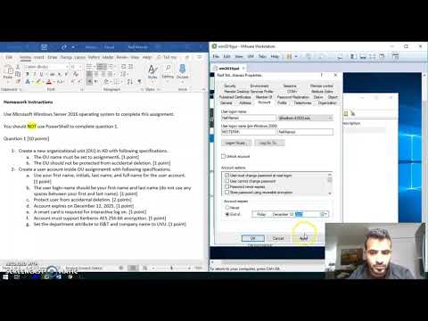 Creating a new organizational unit (OU) in AD
