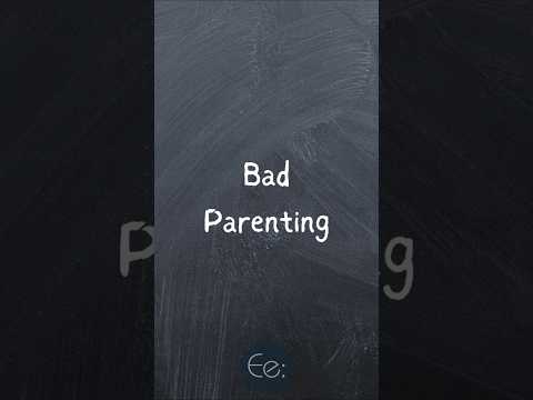 Bad Parenting 🙈 What Does It Mean? #english #casual #phrases #expression #meaning #esl #tips
