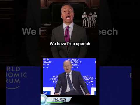 Germany's Chancellor: Free Speech Not for Far Right [at WEF in Davos] #freespeech #germany #davos
