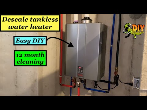 Tankless water heater DeScaling - DIY full flush - Rinnai