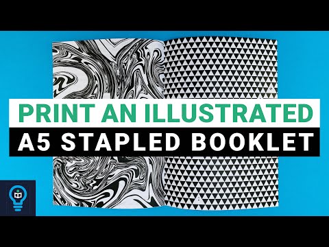 PRINTING AN ILLUSTRATED A5 STAPLED BOOKLET at EX WHY ZED