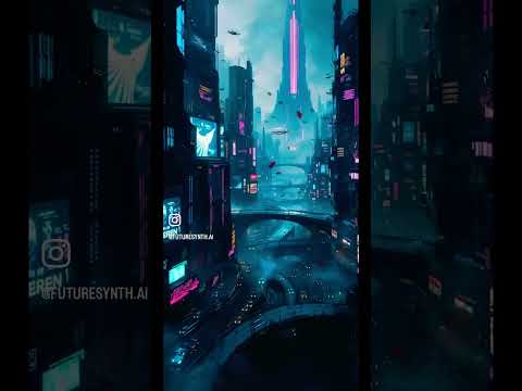 Technocratic Cyberpunk Empire #shortsviral #scifiart #viralshorts #future #synthwave