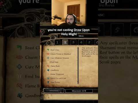 Paladin and Ranger spell progression | Baldur's Gate