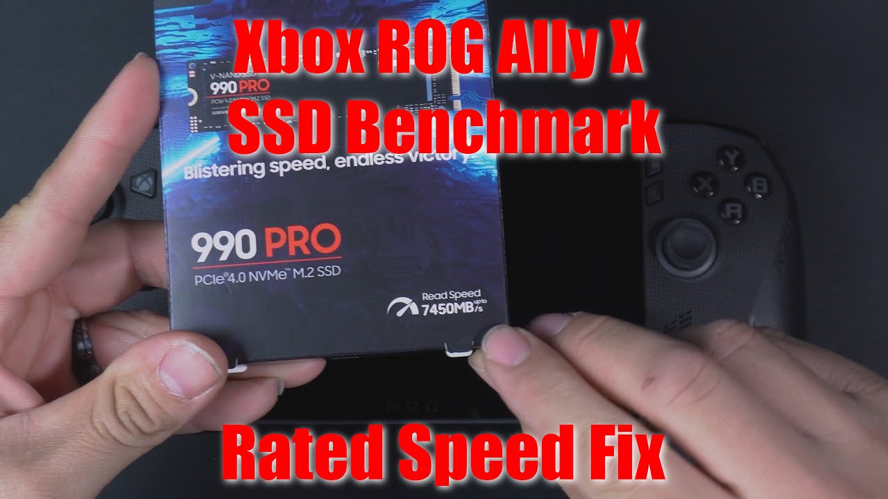 Fix Your ROG Xbox Ally X SSD Issues NOW! Benchmark Results + Solution Guide