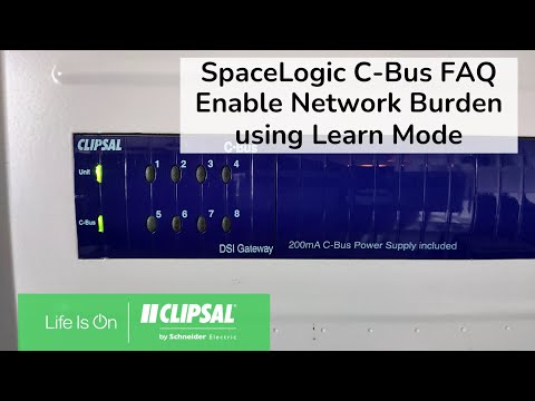 SpaceLogic C-Bus FAQ: How to Enable Network Burden