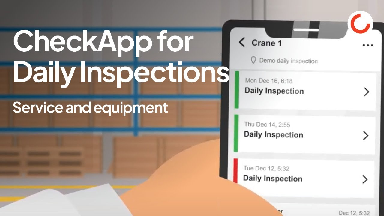 Konecranes CheckApp for Daily Inspections