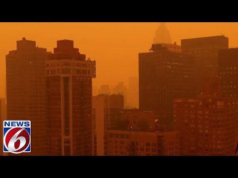 Smoky skies from Canadian wildfires impacting air quality for millions