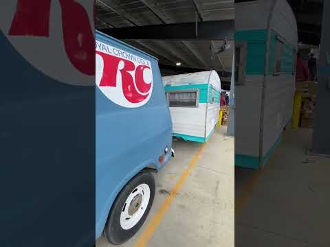 Cool Old 1960’s GMC Handivan & Pull Behind #shorts #carshorts #carshow #swapmeet #gmc #camper #van