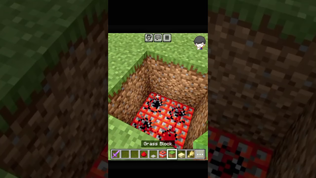 simple and easy trap in. minecraft😱😱  #minecraft