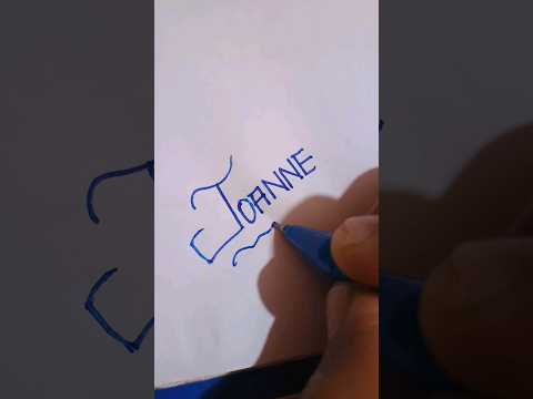 Joanne Name #art #calligraphy #joanne #name #theartisticallyritz #shorts #viral #calligraphyart