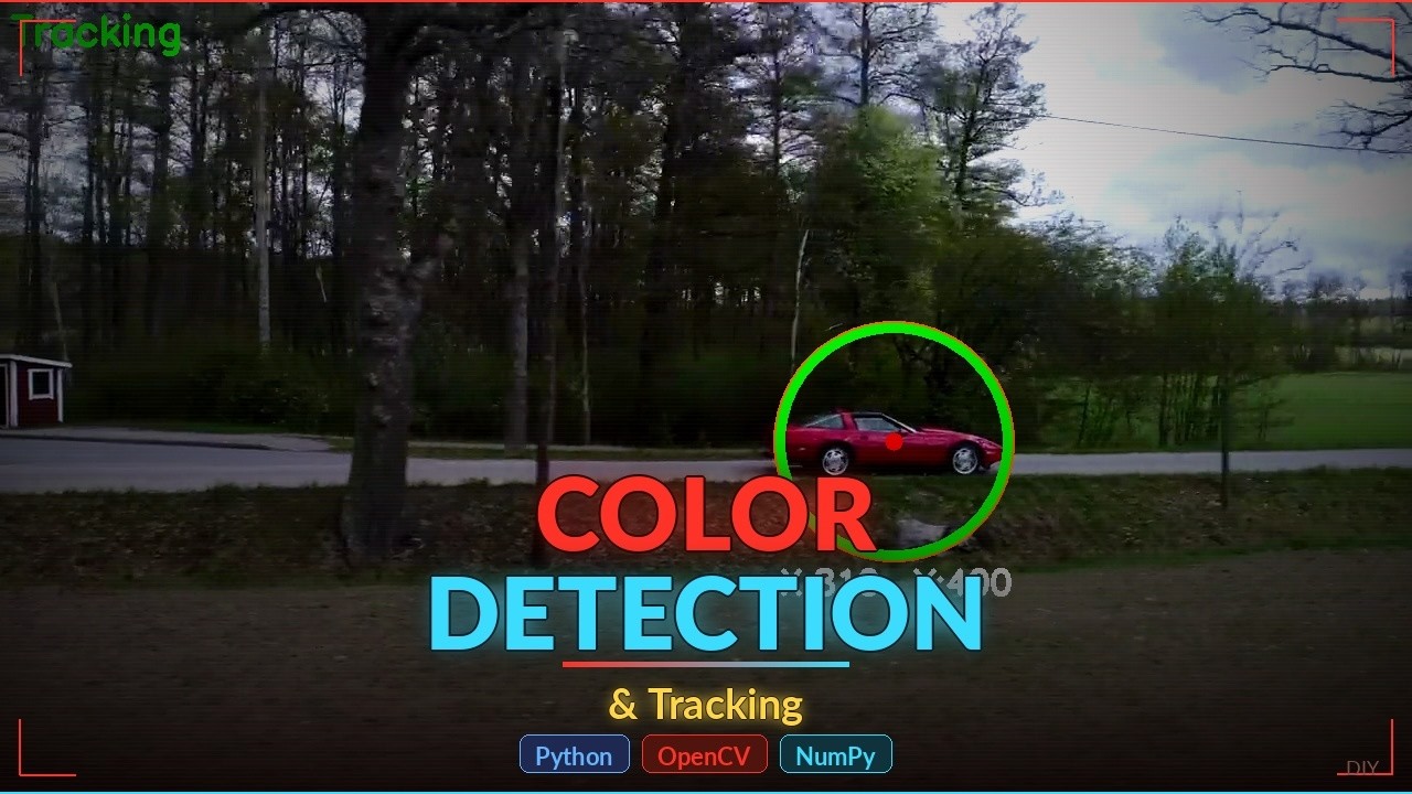 Color detection and tracking using OpenCV