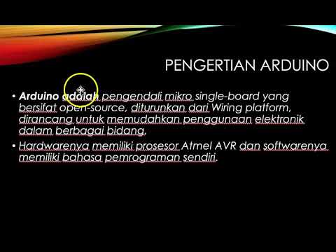 Pengenalan tentang Arduino #informatika kelas 11