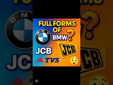 “Did You Know What BMW Actually Stands For?”#facts