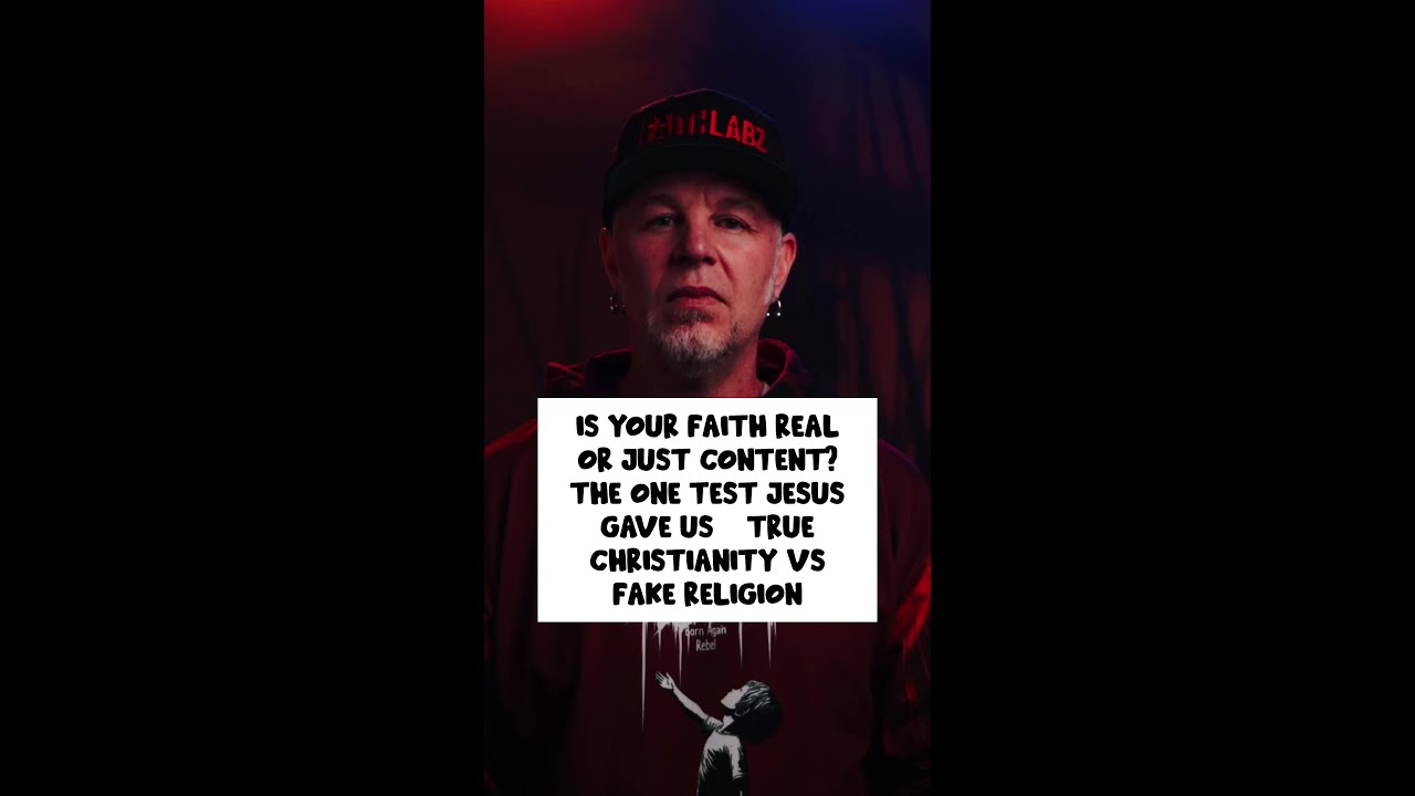Is Your Faith Real or Just Content? The One Test Jesus Gave Us | True Christianity vs Fake Religion