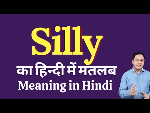 Silly meaning in Hindi | Silly का हिंदी में अर्थ | explained Silly in Hindi