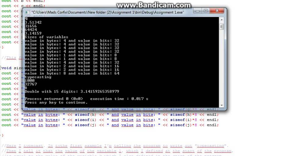 Procedural Programming Assignment 1