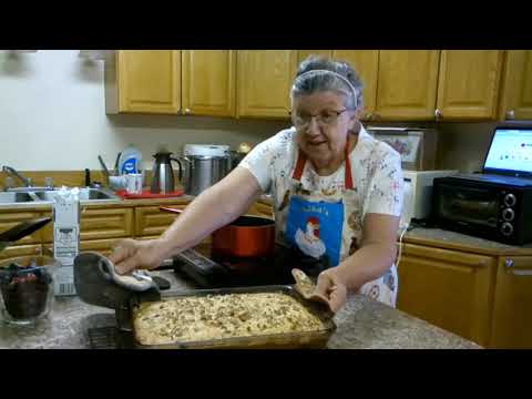 Blueberry Sausage Breakfast Cake
