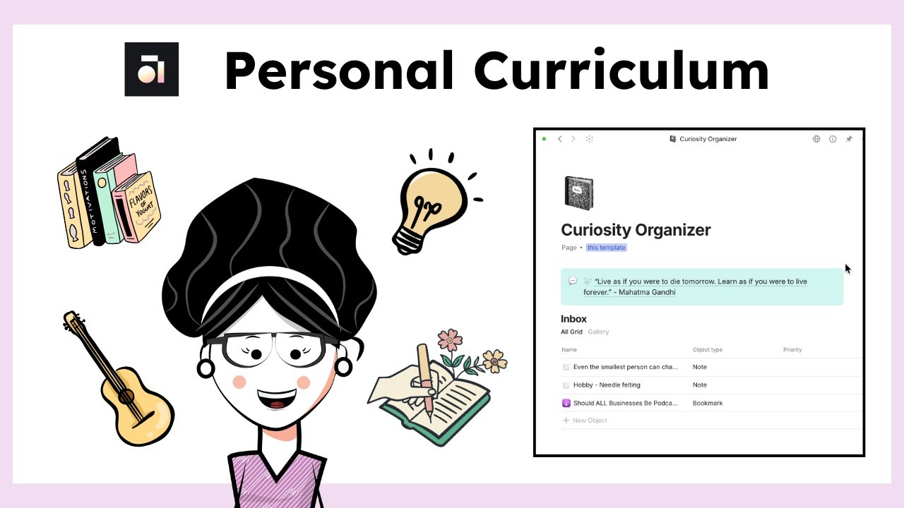 How I Organize my Personal Curriculum in Anytype - Template (2026)