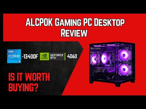 ALCPOK Gaming PC Desktop Review | Intel Core i5 13400F | RTX 4060