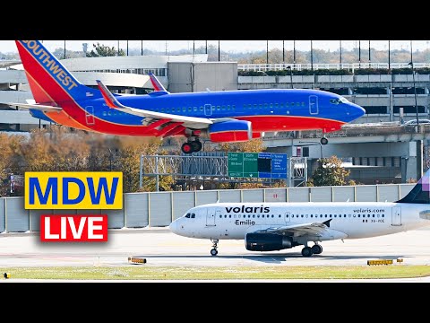 🔴 LIVE from Chicago Midway Airport (MDW)