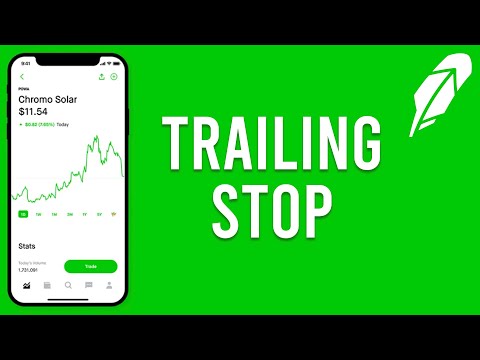 Robinhood Trailing Stop Order Explained