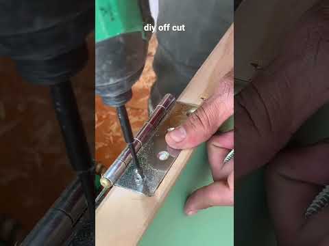 How To Install Hinges #shorts #youtubeshorts #woodworking