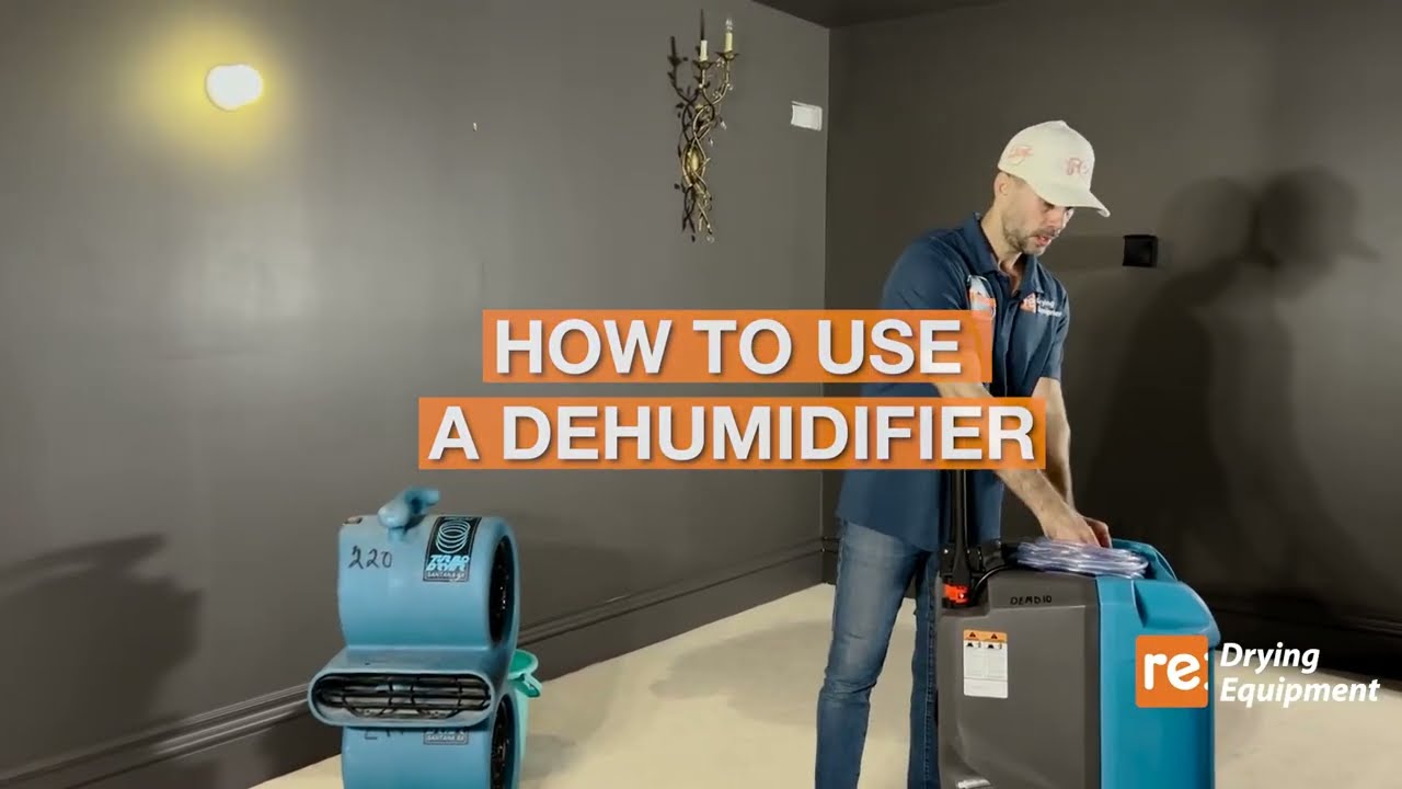 How to use Dri-Eaze LRG 6000Li Dehumidifier?