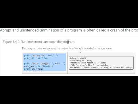 PYTHON--Types of Errors and Troubleshooting