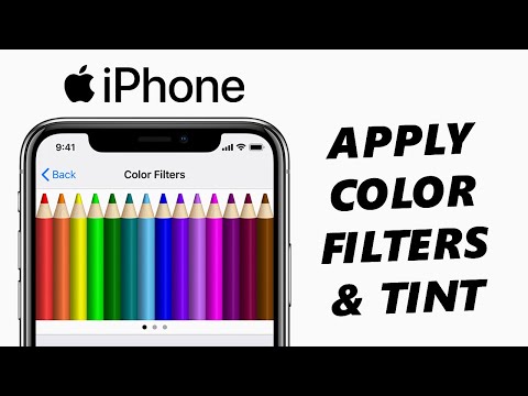 How To Apply Color Filters On iPhone Screen - Apply Tint To iPhone Screen