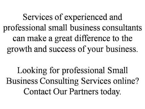 Small Business Consulting Services