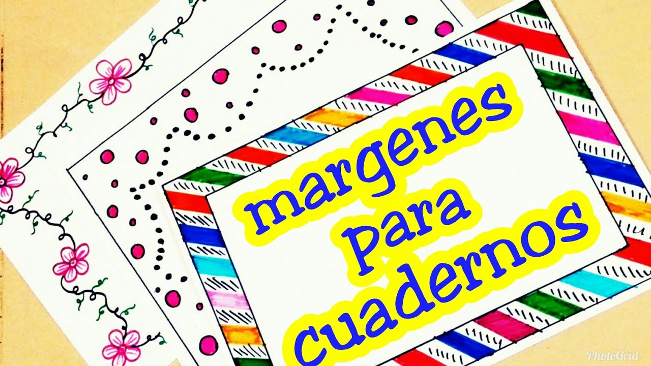 marcos para cuadernos | margenes para cuadernos | margenes bonitos | margenes | bordes para cartas