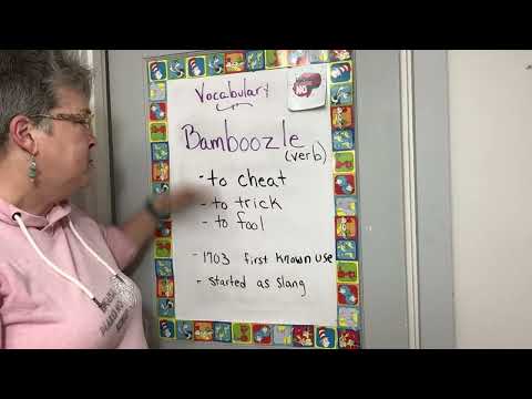 Is BAMBOOZLE really a word?