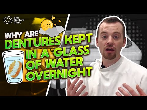 Do Dentures need to be in water over night? Does it really matter?
