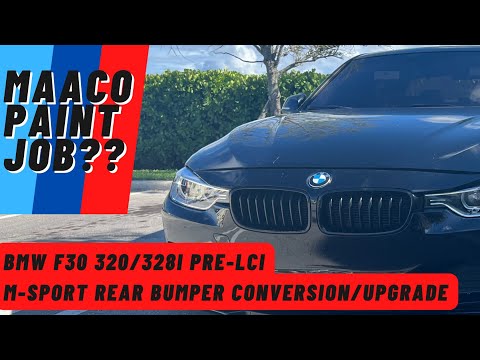 BMW F30 320i M-SPORT REAR BUMPER UPGRADE | MUST SEE!!
