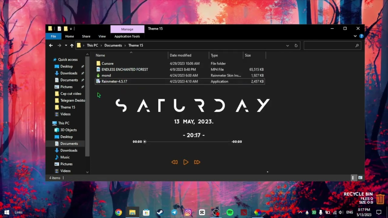 Esay theme windows 10 | 11 |  ENDLESS ENCHANTED FOREST