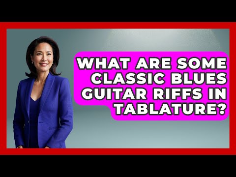 What Are Some Classic Blues Guitar Riffs In Tablature? - Jazz Music Legends