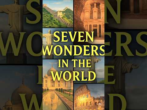 seven wonders in the world 🌎 #historyshorts #globalhistory #viral #youtubeviralshorts #7wonders