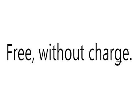 GRATIS MEAN?