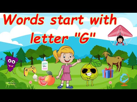 Words That Start with Letter G | Fun & Easy Learning for Kindergarten
