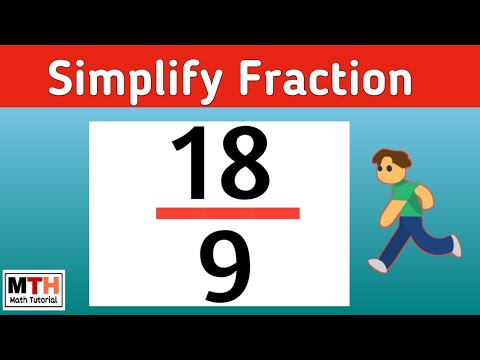 How to simplify the fraction 18/9 | 18/9 Simplified