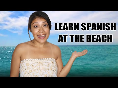 Learn Spanish At The Beach