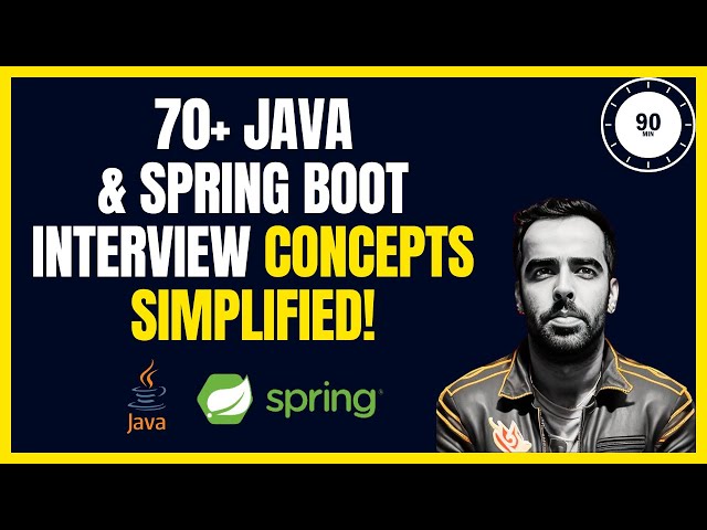 Mastering Java and Spring Boot: A Comprehensive Guide to 70+ Interview Topics | Galaxy.ai