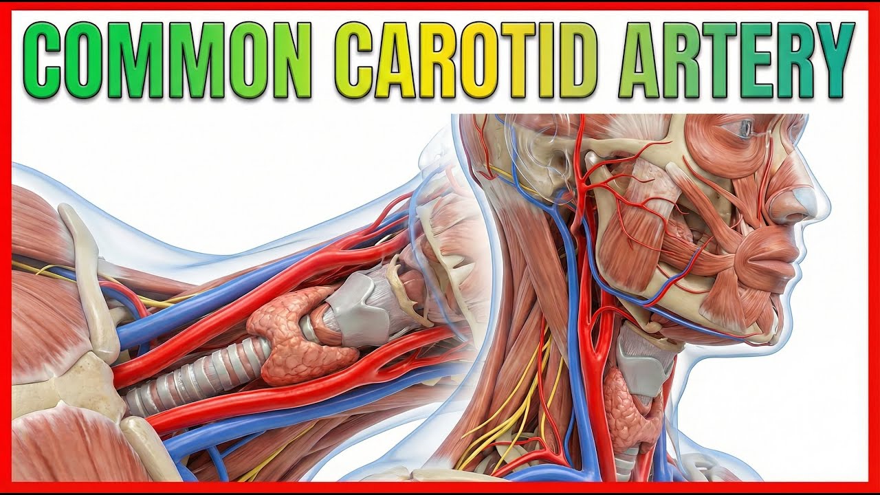 Common carotid Artery Anatomy  - Origin , Course , Relations , Branches , Clinical anatomy - USMLE